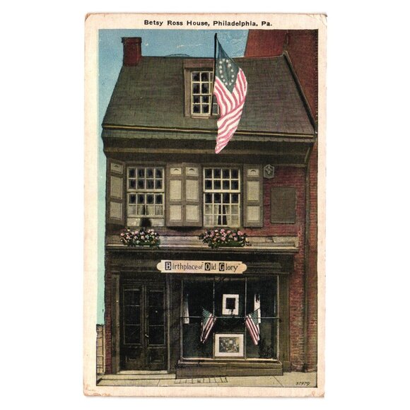 Accents | Vintage Betsy Ross House Postcard Circa 190s Philadelphia Pa ...